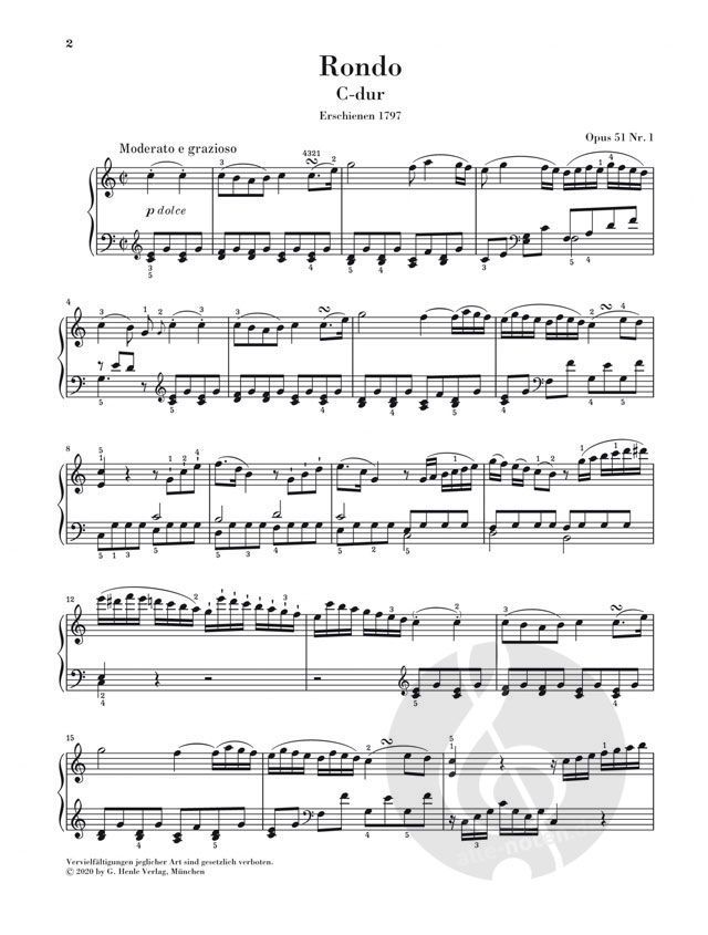 Spartiti Ludwig van Beethoven pianoforte » compra online