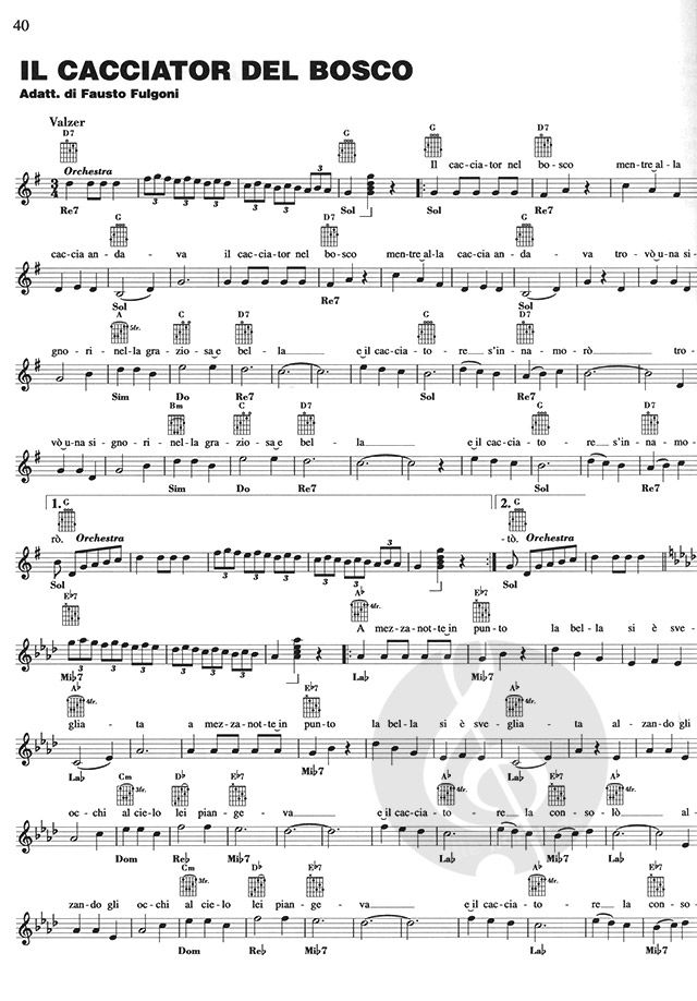Accordi Di Chitarra A Canzoni Popolari